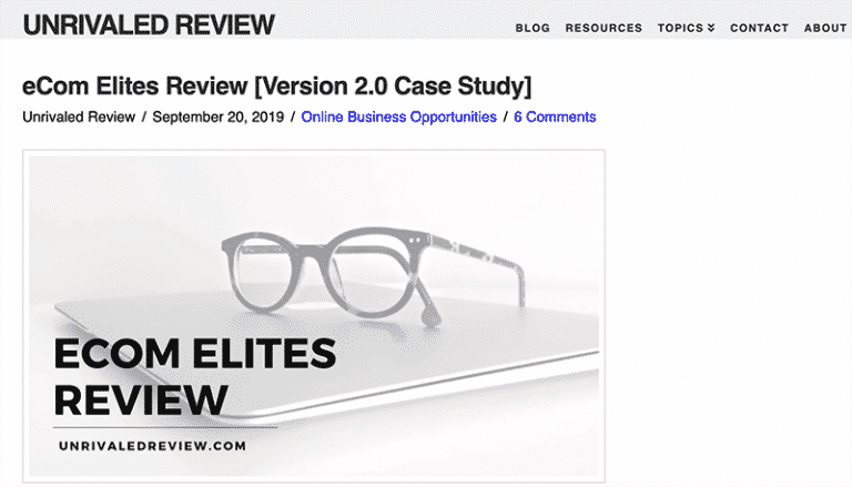 Ecom Elites Review: 5 Best Reviews On Franklin's Course!